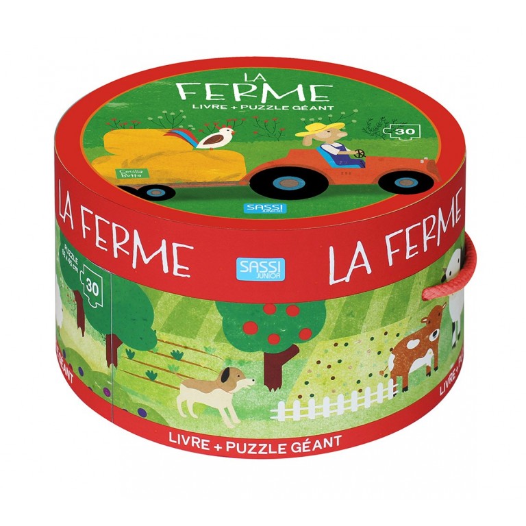 Puzzle la Ferme - Sassi - 606343 - Tipotam - Jeux Jouets Déco Bagages à ...